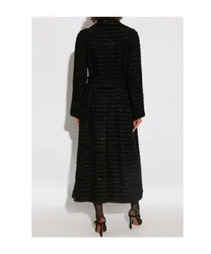 Dolce & Gabbana Dolce Gabbana Micro-sequin Embellished Tweed Coat
