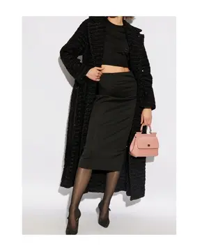 Dolce & Gabbana Dolce Gabbana Micro-sequin Embellished Tweed Coat
