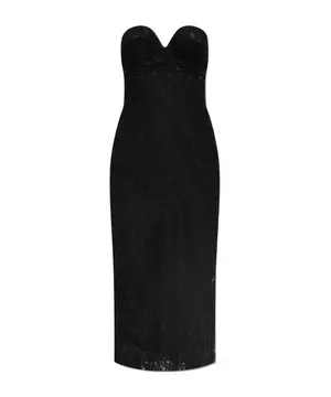 Dolce & Gabbana Dolce Gabbana Sleeveless Lace Dress - Black