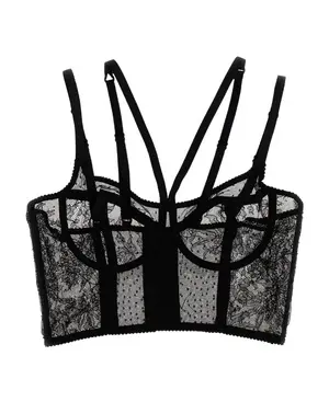 Dolce & Gabbana Dolce Gabbana Lace Bra - Black