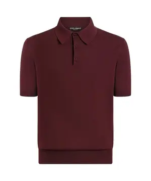 Dolce & Gabbana Dolce Gabbana Short-sleeved Polo Shirt - Red