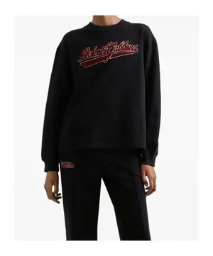 Dolce & Gabbana Dolce Gabbana Logo Patch Crewneck Sweatshirt