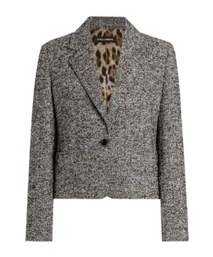 Dolce & Gabbana Button-fastening Jacket - Gray