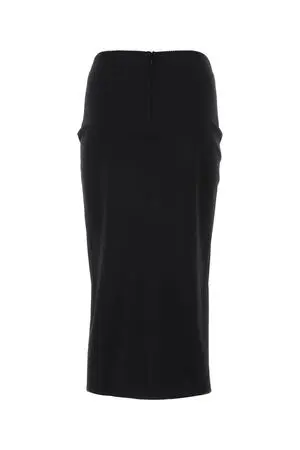 Dolce & Gabbana Dolce Gabbana Milano Calf-length Jersey Skirt