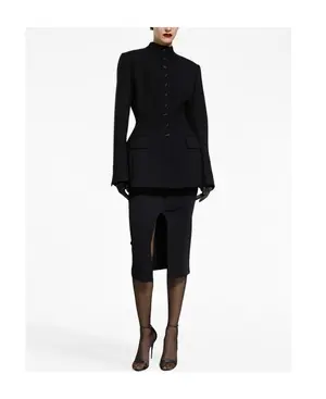 Dolce & Gabbana Dolce Gabbana Milano Calf-length Jersey Skirt