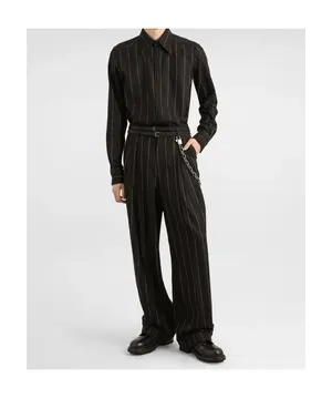 Dolce & Gabbana Dolce Gabbana Pinstriped Flannel Trousers