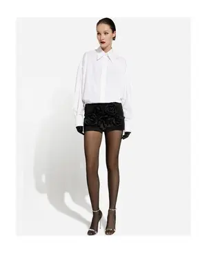 Dolce & Gabbana Dolce Gabbana Floral Patch Mini Skirt