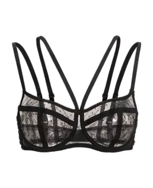 Dolce & Gabbana Dolce Gabbana Lace Detailed Bra - Black