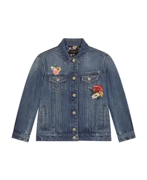 Dolce & Gabbana Long-sleeved Denim Jacket - Blue