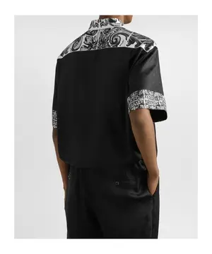 Dolce & Gabbana Dolce Gabbana Majolica Printed Hawaii Jacquard Shirt