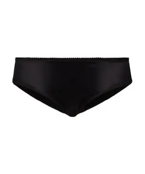 Dolce & Gabbana Scalloped-trim Hipster Briefs - Black