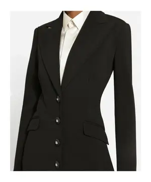 Dolce & Gabbana Logo-button Single-breasted Coat