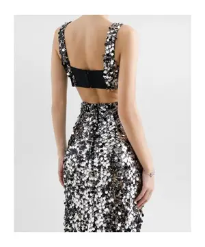 Dolce & Gabbana Dolce Gabbana Sequined Bralette Top