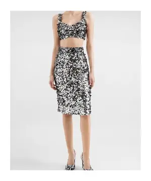 Dolce & Gabbana Dolce Gabbana Sequined Bralette Top