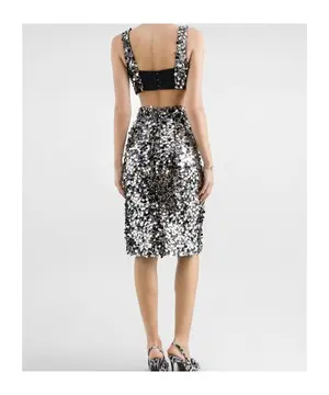 Dolce & Gabbana Dolce Gabbana Sequined Bralette Top