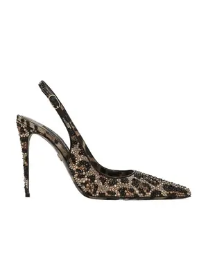 Dolce & Gabbana Dolce Gabbana Leopard-print Pointed-toe Pumps