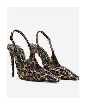 Dolce & Gabbana Dolce Gabbana Leopard-print Pointed-toe Pumps