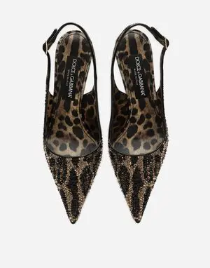 Dolce & Gabbana Dolce Gabbana Leopard-print Pointed-toe Pumps