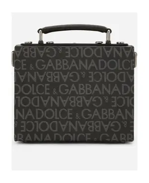 Dolce & Gabbana Dolce Gabbana Logo Jacquard Box Bag