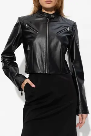 Dolce & Gabbana Dolce Gabbana Cropped Biker Jacket