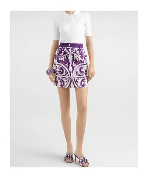 Dolce & Gabbana Ribbed Polo Top