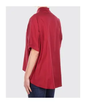 Max Mara Bchpittura Short-sleeved Satin Shirt