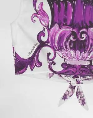 Dolce & Gabbana Majolica-print Poplin Shirt