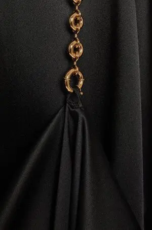 Loewe Chain Shirt Dress In Silk