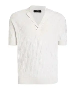 Dolce & Gabbana Stretch-silk T-shirt - White