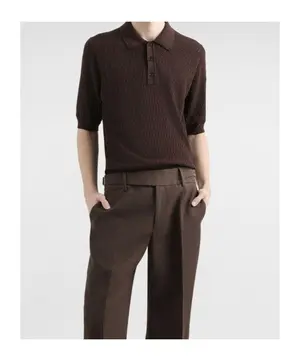 Dolce & Gabbana Dolce Gabbana Micro-pattern Polo Shirt
