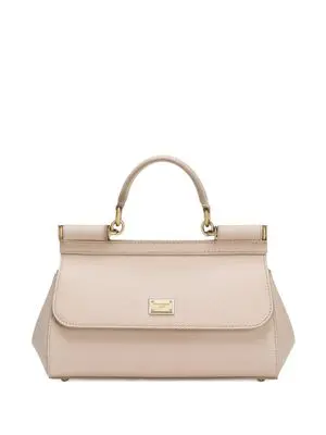 Dolce & Gabbana Dolce Gabbana Logo Plaque Medium Sicily Handbag