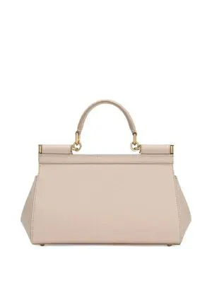 Dolce & Gabbana Dolce Gabbana Logo Plaque Medium Sicily Handbag