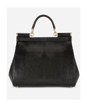 Dolce & Gabbana Dolce Gabbana Logo Plate Large Sicily Handbag