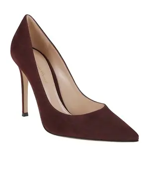 GIANVITO ROSSI 105mm Suede Pointed-toe Heeled Pumps