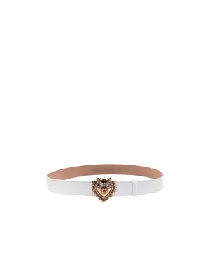 Dolce & Gabbana Dolce Gabbana Devotion Belt - White