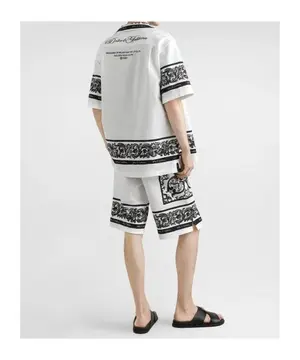 Dolce & Gabbana Dolce Gabbana Majolica Printed Hawaii Shirt
