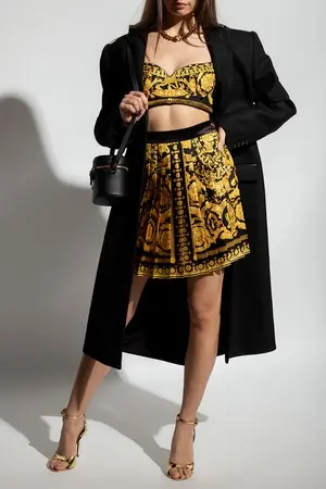 Versace Baroque Printed Mini Skirt