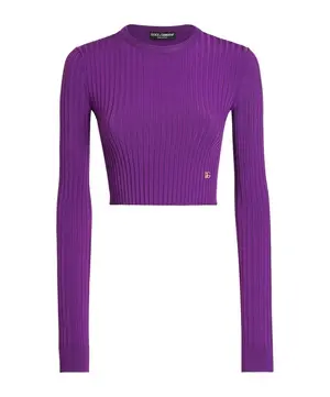 Dolce & Gabbana Long-sleeved Sweater - Purple