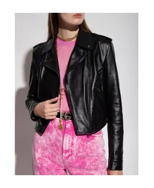 Dolce & Gabbana Cropped Leather Jacket