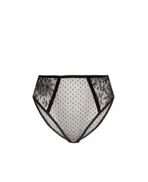 Dolce & Gabbana Point D'esprit-tulle Briefs - Gray