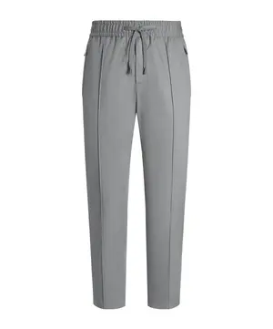 Dolce & Gabbana Elastic Waist Casual Pants - Grey
