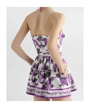 Dolce & Gabbana Graphic-print Mini Dress