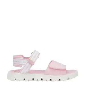Dolce & Gabbana Logo-strap Open-toe Sandals - White