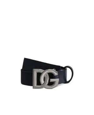 Dolce & Gabbana Logo-buckle Belt - Black