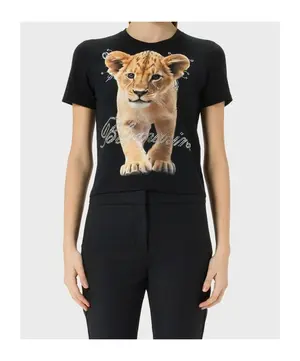 Blumarine T-shirt In Jersey Con Stampa E Logo
