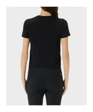Blumarine T-shirt In Jersey Con Stampa E Logo