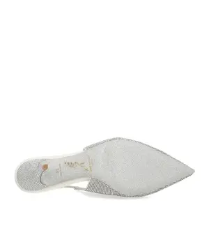 Rene Caovilla Crystal Slingback Heeled Pumps