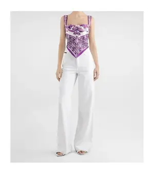 Dolce & Gabbana Dolce Gabbana Majolica-printed Top