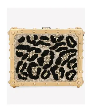 Dolce & Gabbana Dolce Box Leopard-pattern Bag