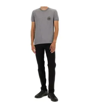 Dolce & Gabbana Dolce Gabbana Logo Patch Crewneck T-shirt